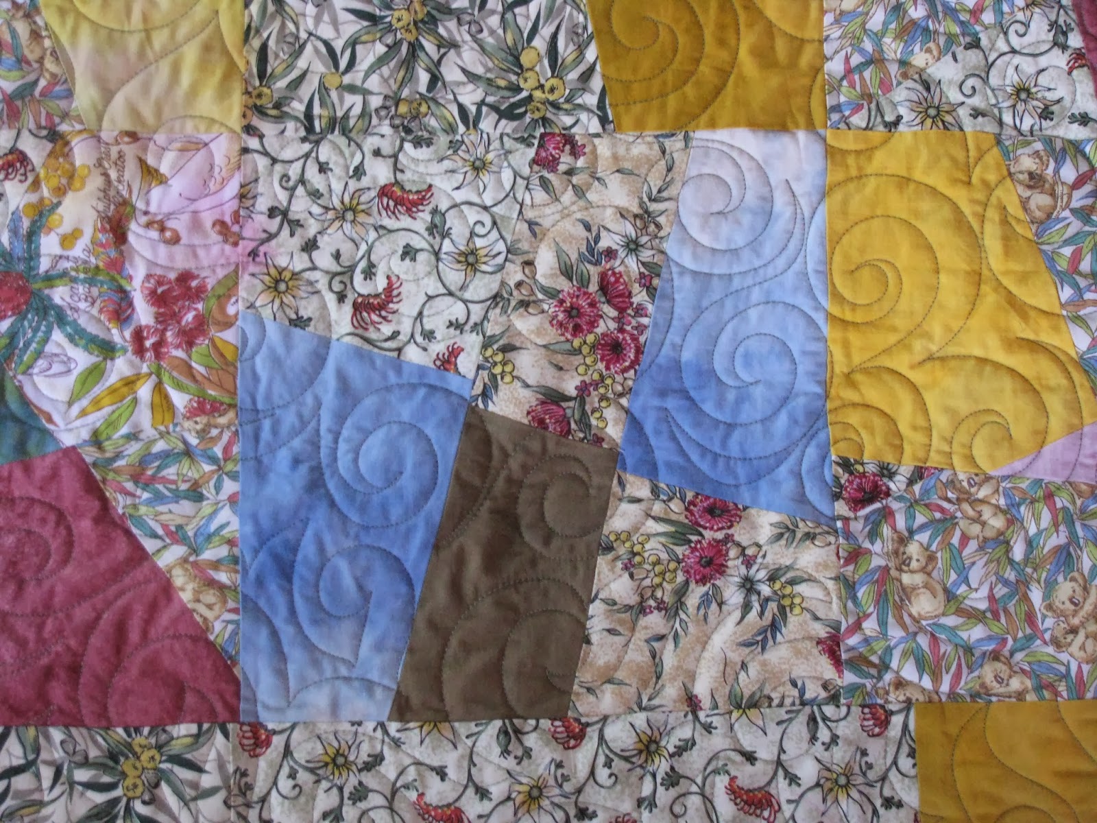 Meadow Rose Quilting: Aussie Stack n Slash - Quilt #2 Done
