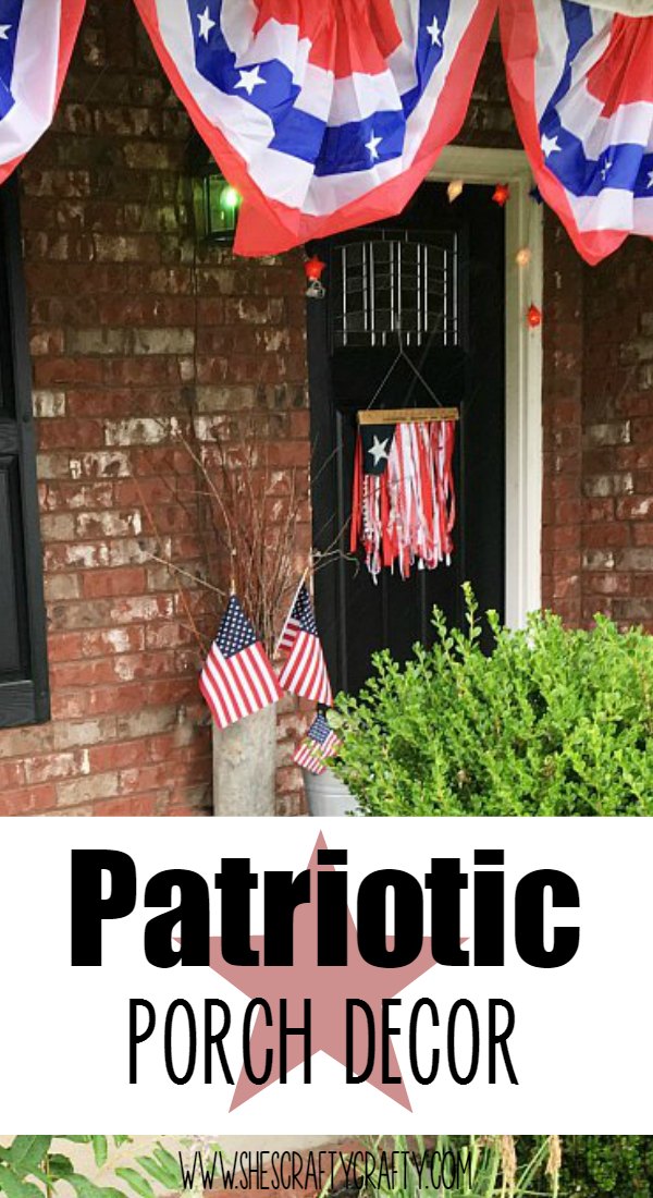 She's Crafty: Patriotic Porch decor