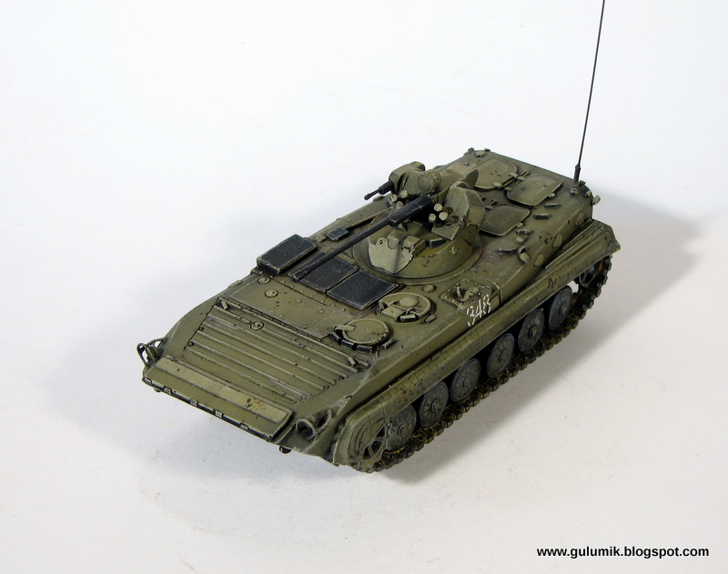Gulumik Military Models: BMP-1 with BPPU turret and 2A42 cannon 1/72