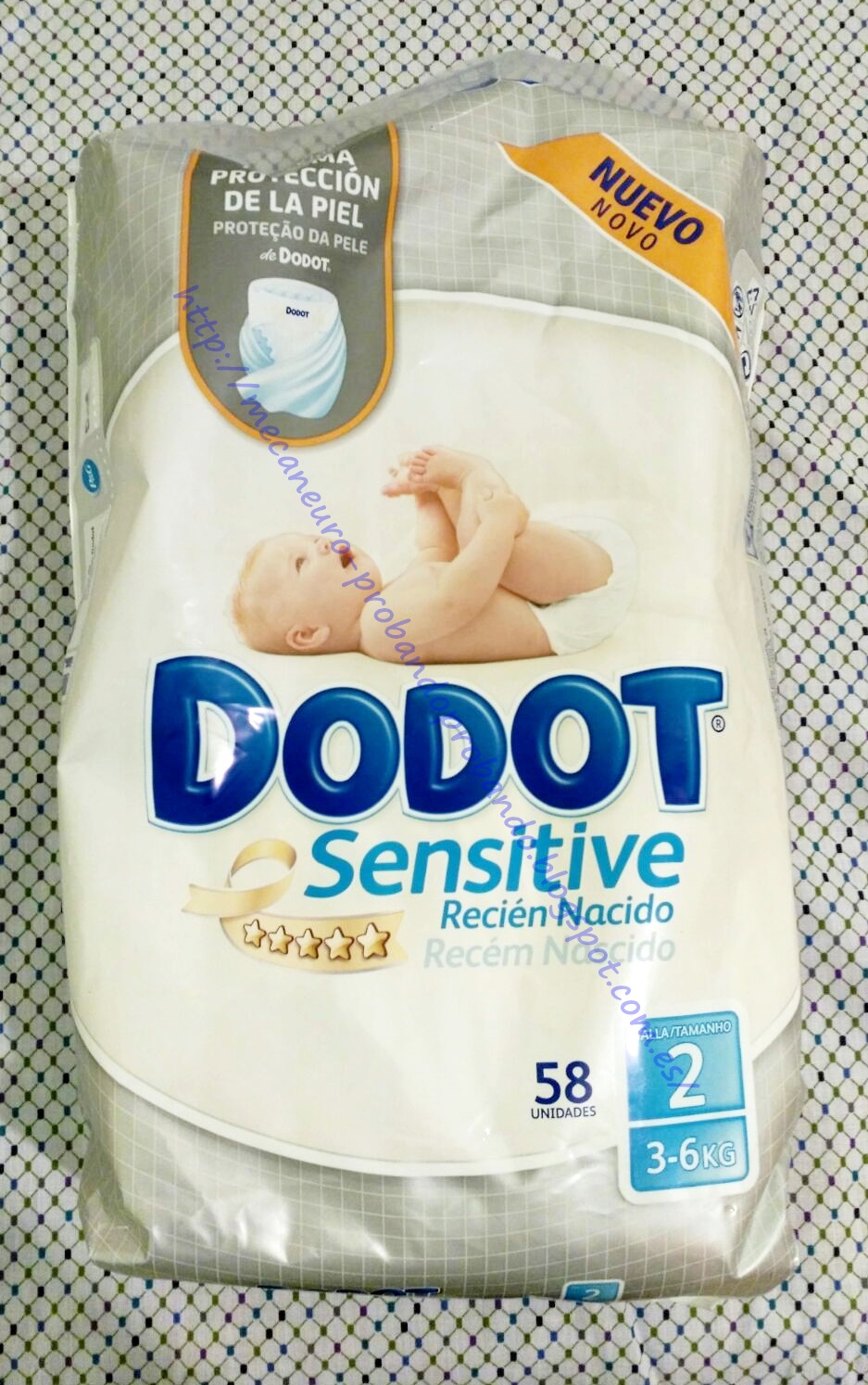 Probando, probando...: DODOT SENSITIVE: Los primeros pañales de mi bebé