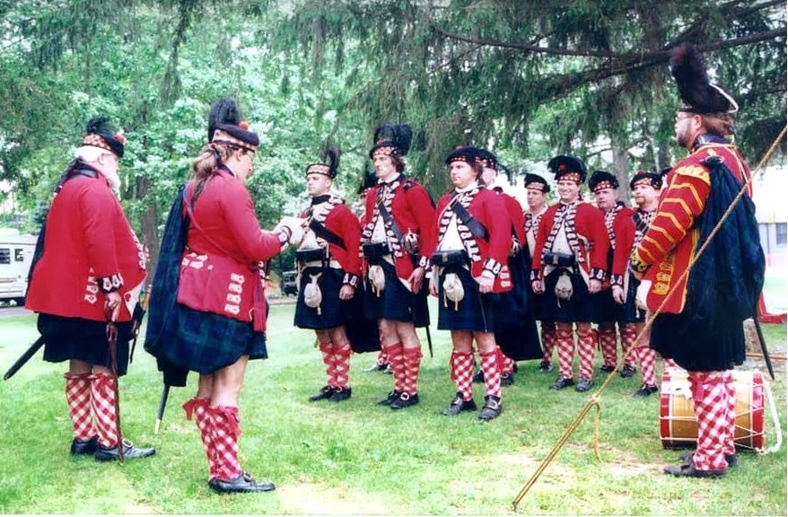 NORTHEAST HISTORICAL REENACTMENT IMAGES: 42nd Royal Highland Regiment, NJ
