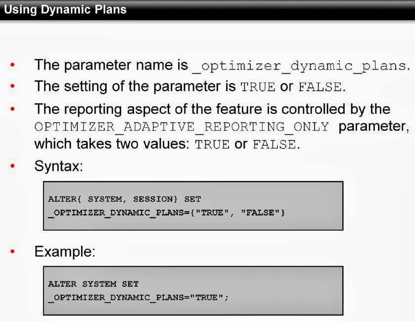 Oracle: SQL Tuning - Oracle 12c - What is New?