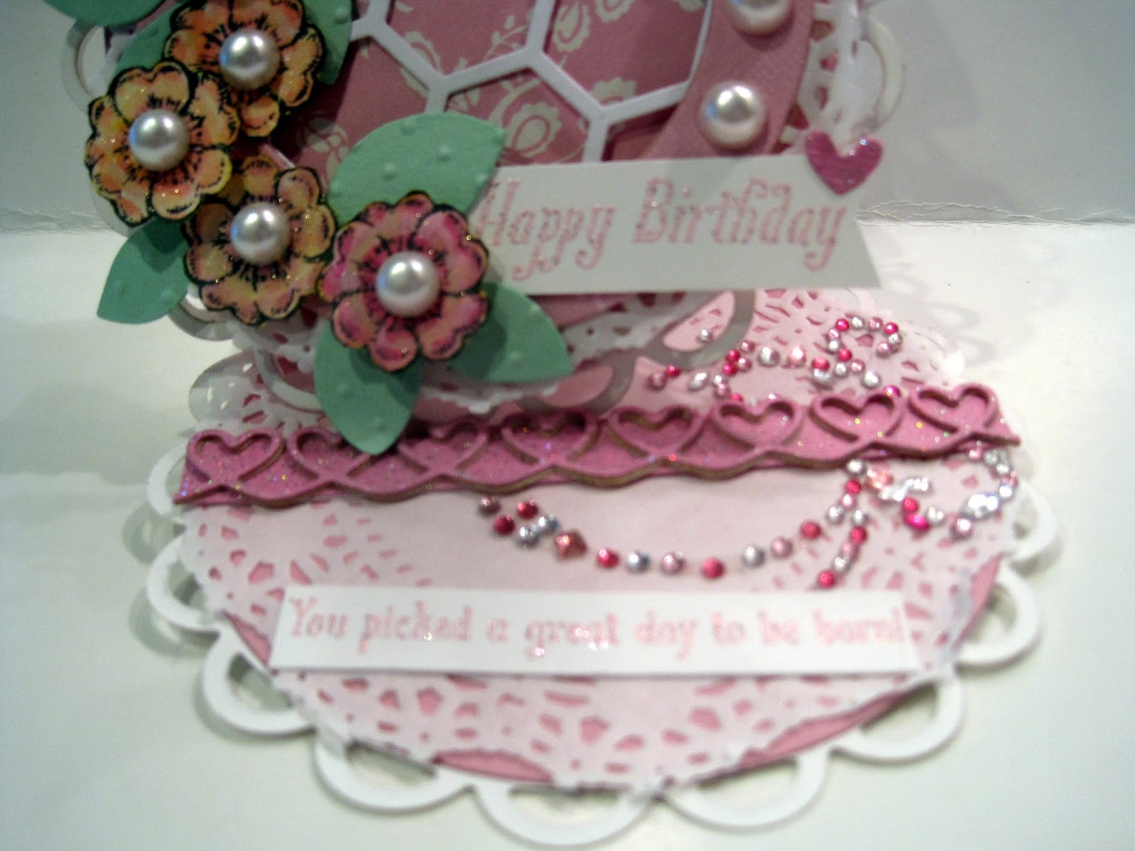 Crafting By The Beach: Round Birthday Card