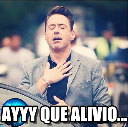 10 argumentos: Qué alivio