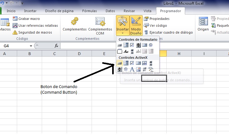 Macros Y Formularios En Excel Command Button