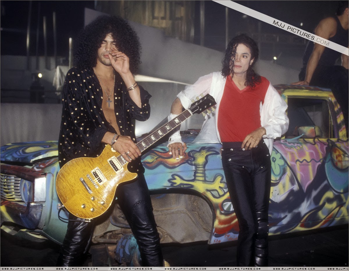 [FOTOS] Michael Jackson e Slash MTV 10th Anniversary - 27 de novembro ...