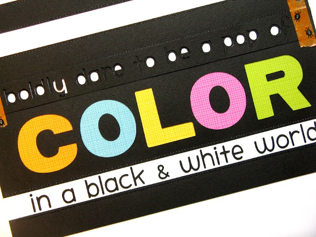 Doodlebug Design Inc Blog: Meme/Quote Challenge: Pop of Color by Mendi