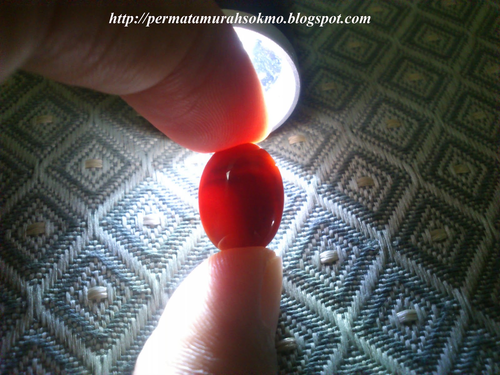 PERMATA MURAH SOKMO: AKIK YAMAN ASLI ISI MERAH : SOLD OUT