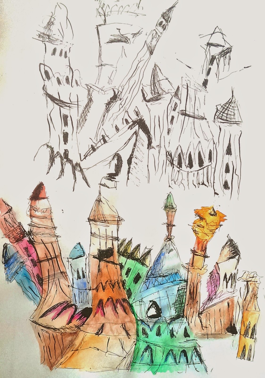 Artwork by Sania: Illustrative Drawings