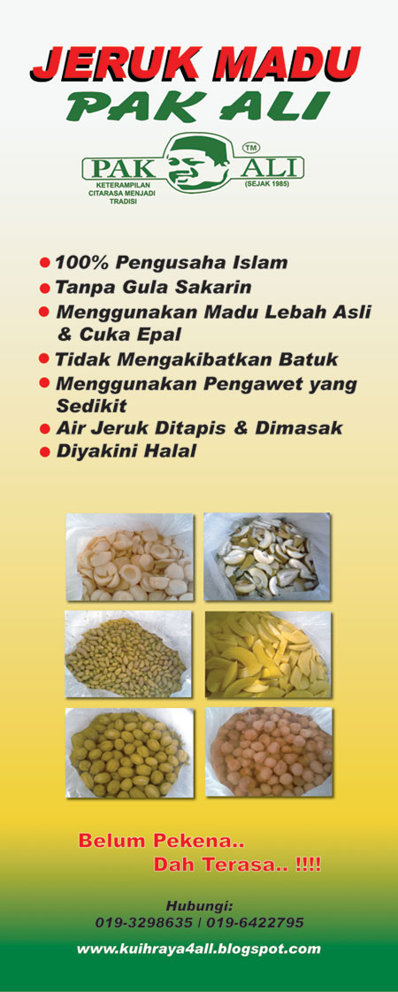 Kuih Raya 2018: Jeruk Madu Pak Ali.. Penang Mai..!!