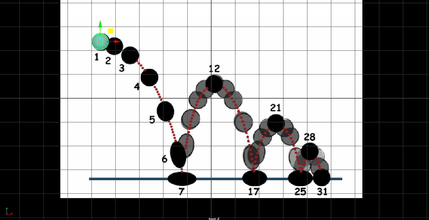 Maya Project!: Bouncing rubber ball / Key frame animation.