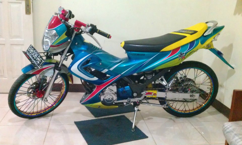Modifikasi Cat Motor Fu - Ind Modified