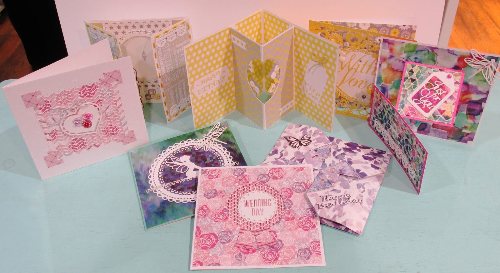 A Passion For Cards: Demo cards from today's demo