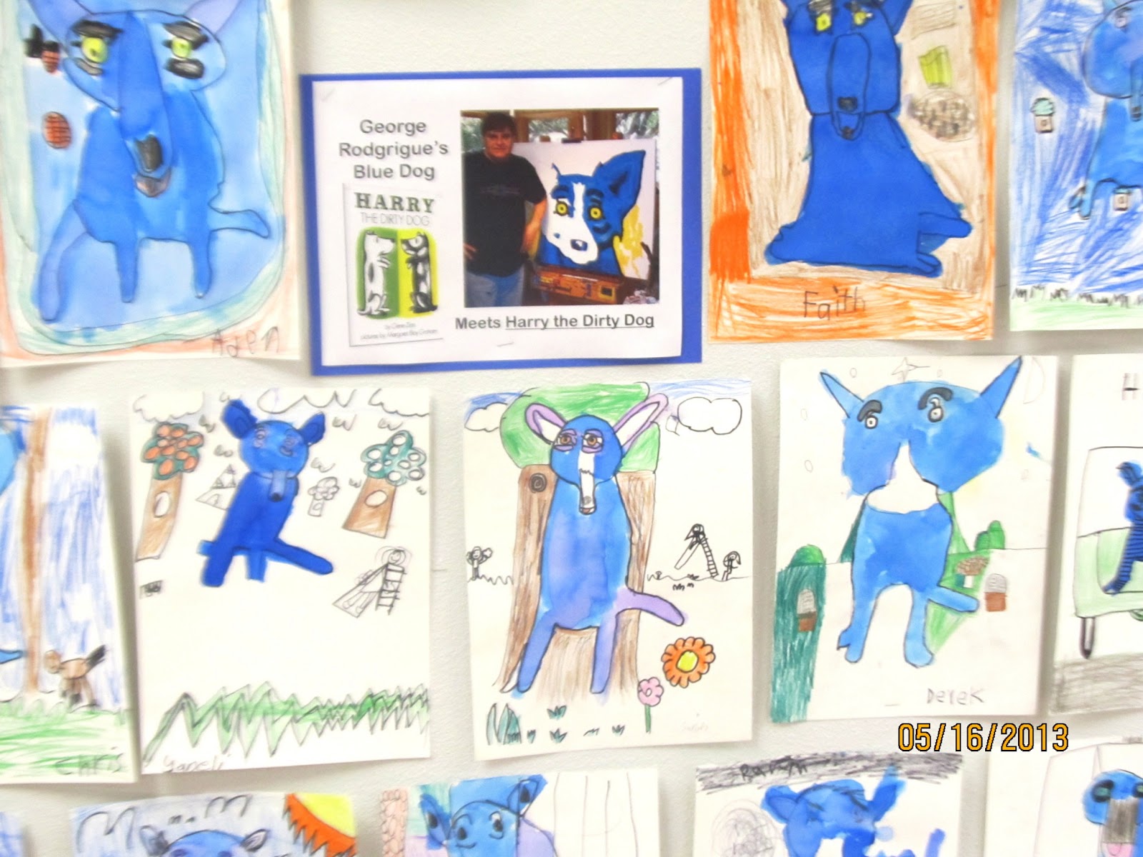 Art Julz: George Rodrigue's Blue Dog, Harry the Dirty Dog & 1st Graders