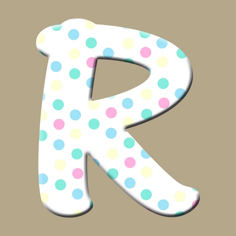 GRANNY ENCHANTED'S BLOG: "Pastel Dots" JPG Free Scrapbook Alphabet