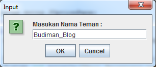 Membuat Message Box dan Input Dialog Pada Java | BUDIMAN_BLOG