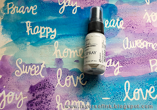 Layers of ink: Watercolour Words Tutorial