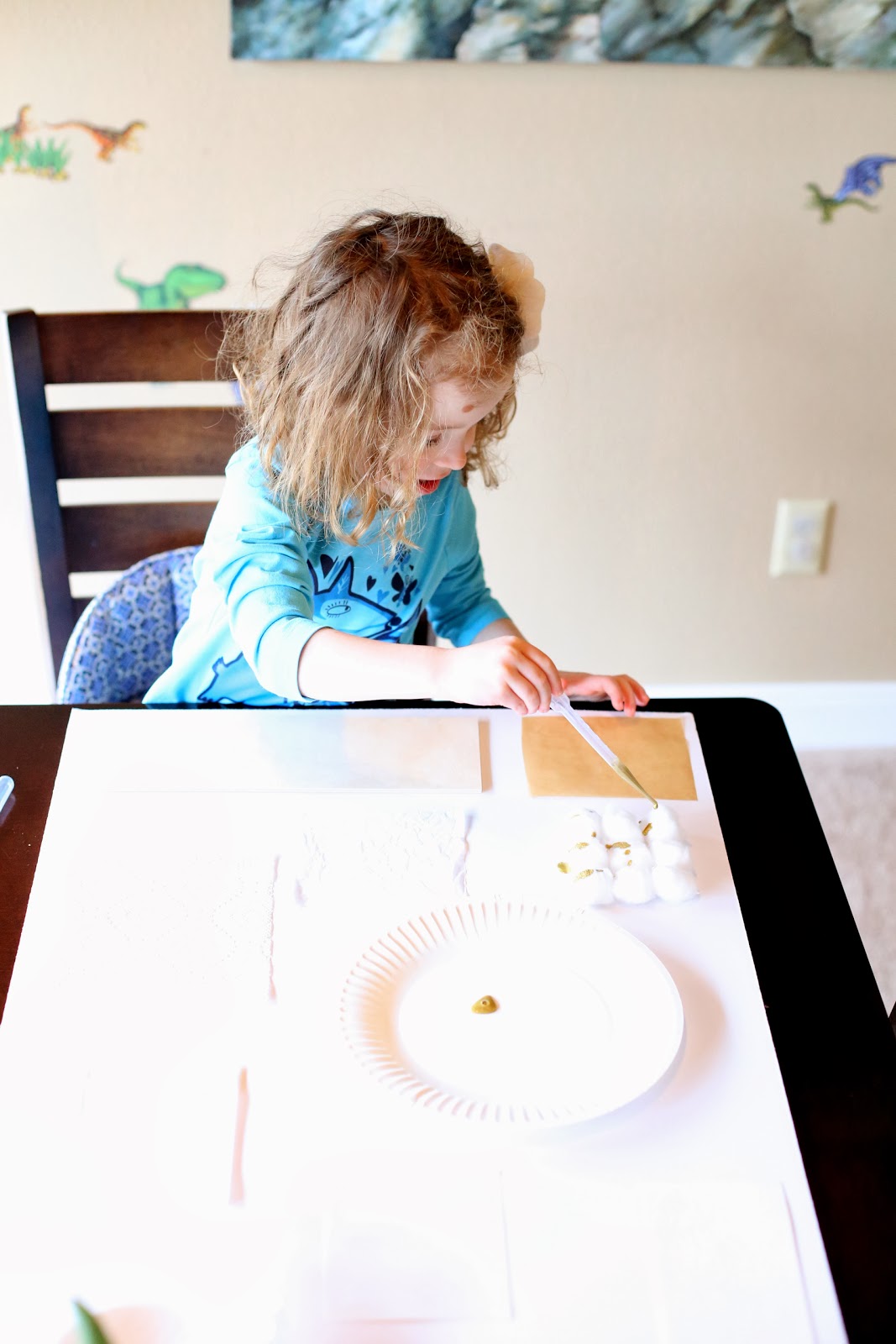 Exploring Absorption with Watercolors on a Texture Board