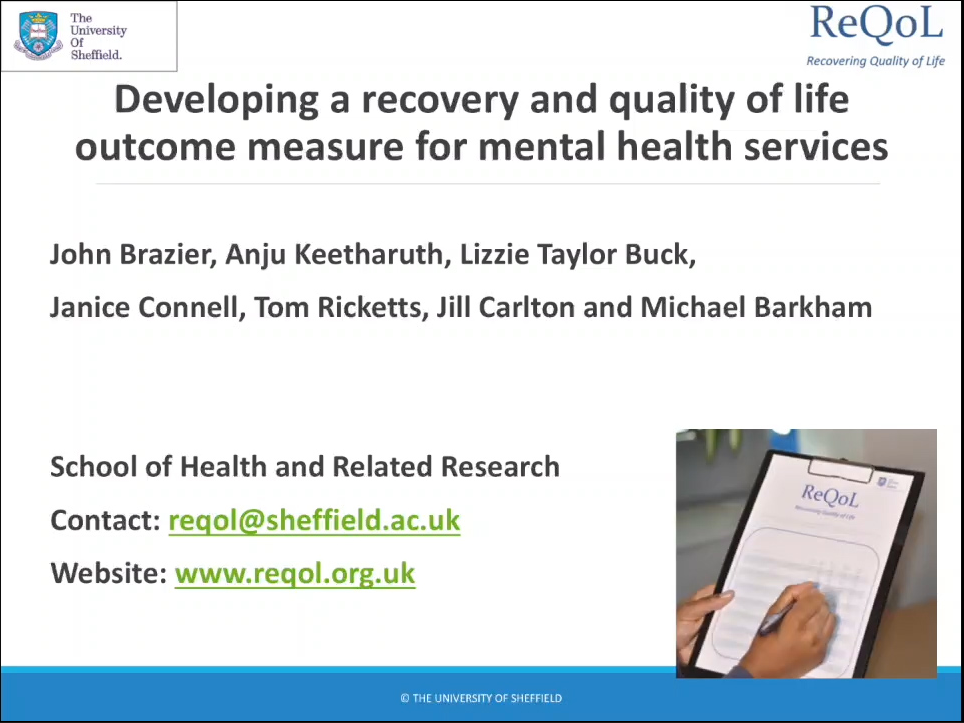 ReQoL: DOWNLOAD ReQoL RESOURCES