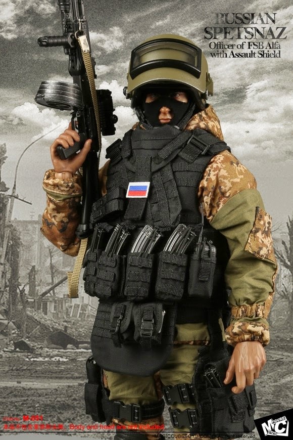 One Sixth Military Figure : Magic Cube Toys RUSSIAN SPETSNAZ with ...