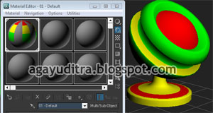 Aga Yuditra Blog: Cara Menggunakan Material Multi / Sub-Object 3ds Max