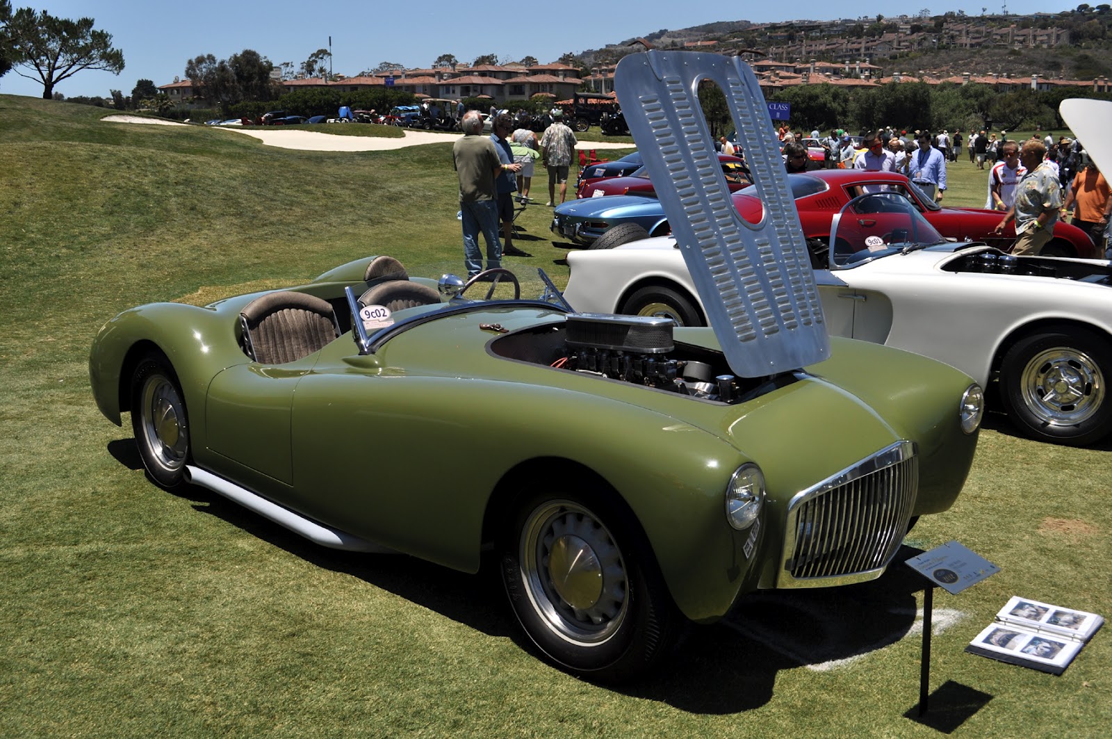 ELECTRIC CAR: Jerry Wood's 1953 Glasspar G2, with a 331 hemi, and he's ...