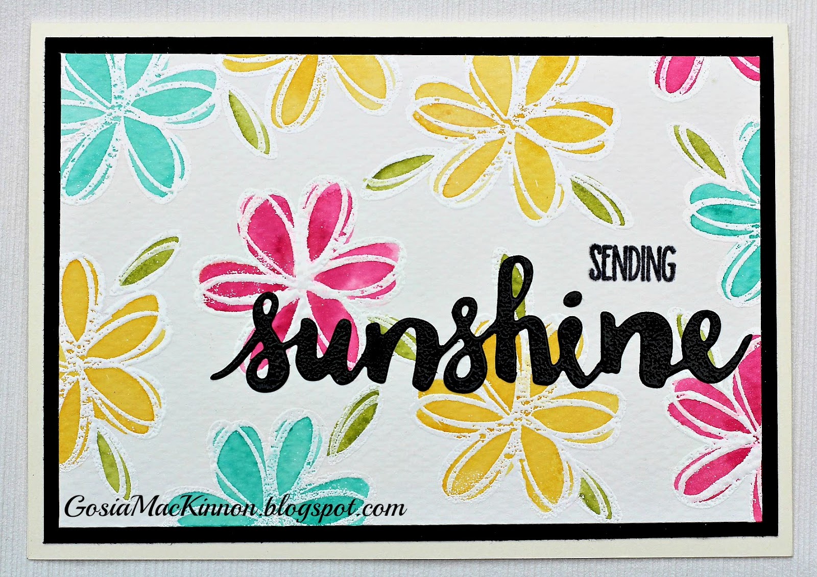 SUNSHINE SAYINGS & SUNSHINE WISHES, WATERCOLOR TECHNIQUE WITH STAMPIN' UP! - MyPaperCraft by ...