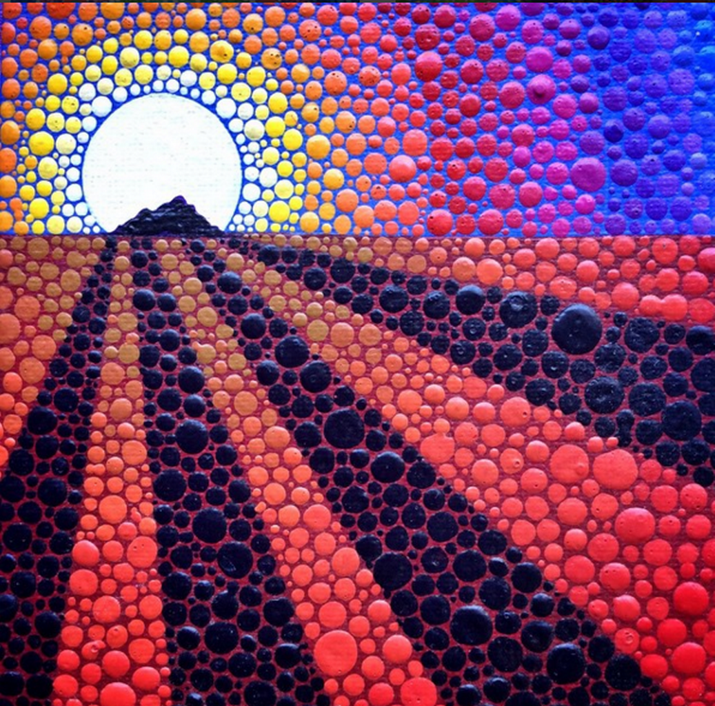 Arte y Actividad Cultural: Nuevo Puntillismo Pintura Moderna de Elspeth ...