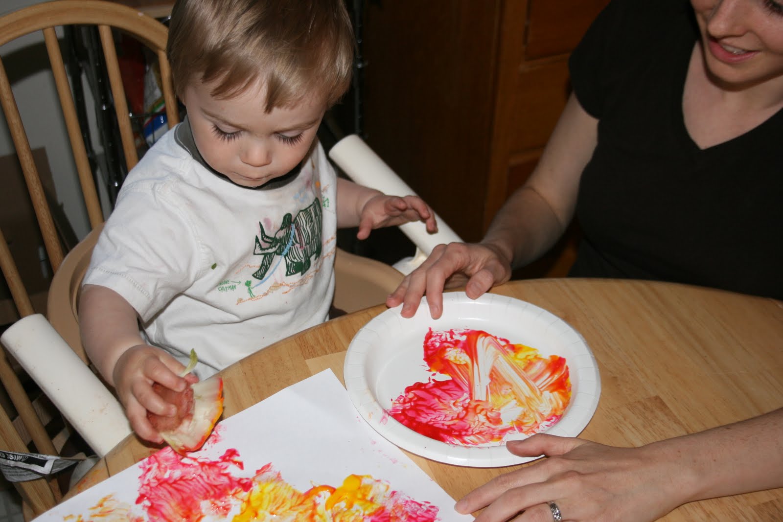 GoatNotes: {Child Craft}: Stamping With Your Food