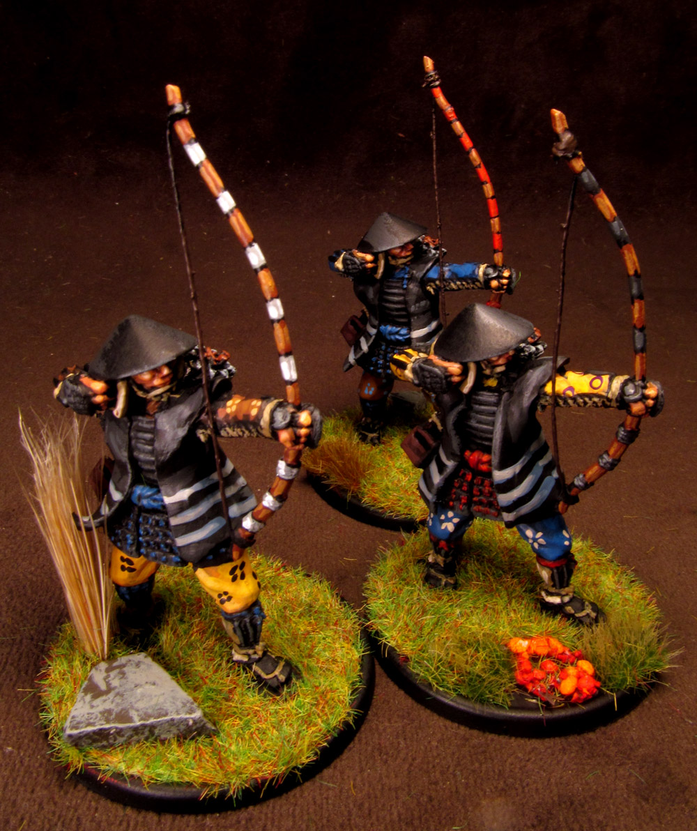 Carmen's Fun Painty Time: 42mm Samurai: Archers