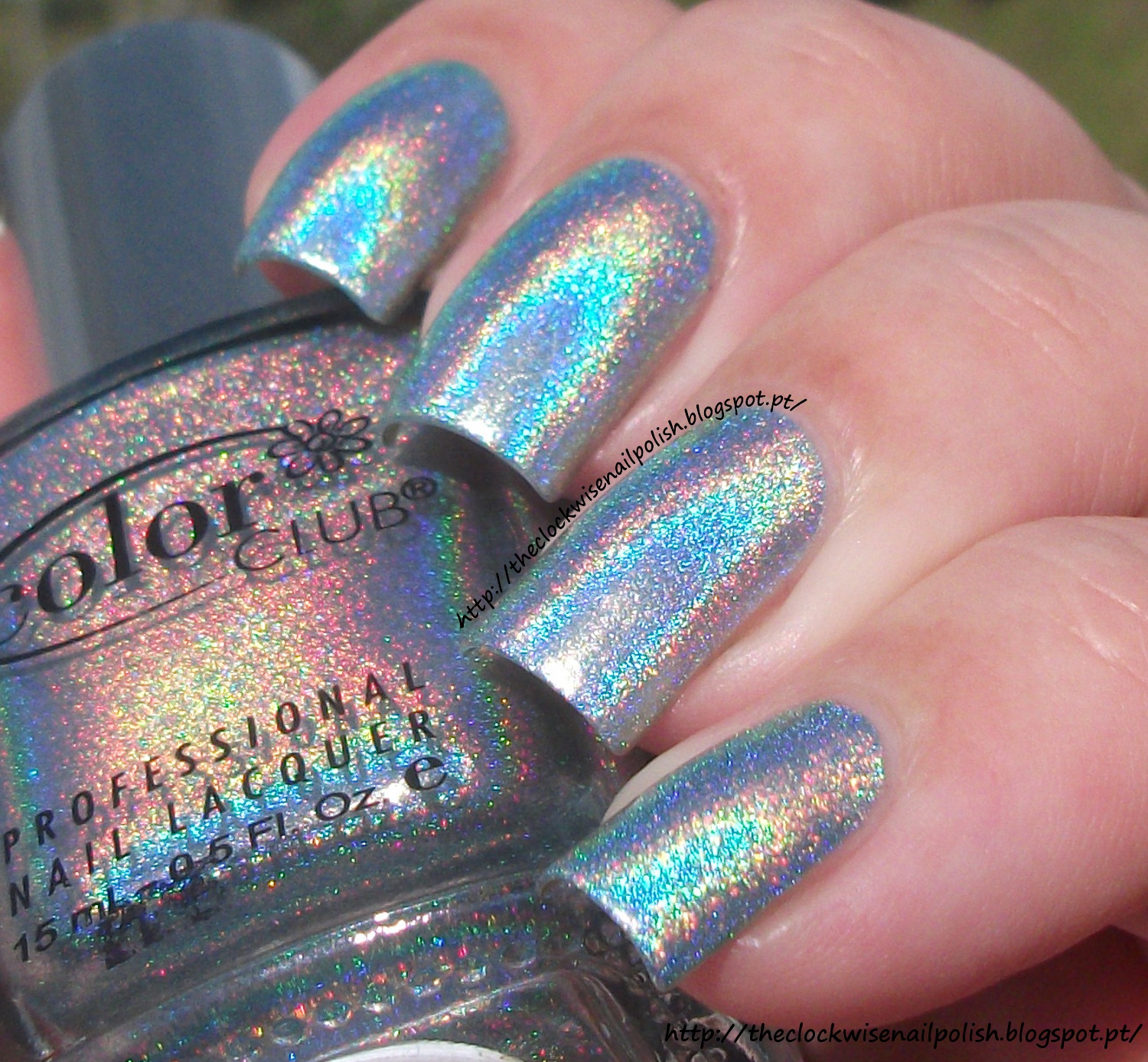 The Clockwise Nail Polish: Color Club Blue Heaven