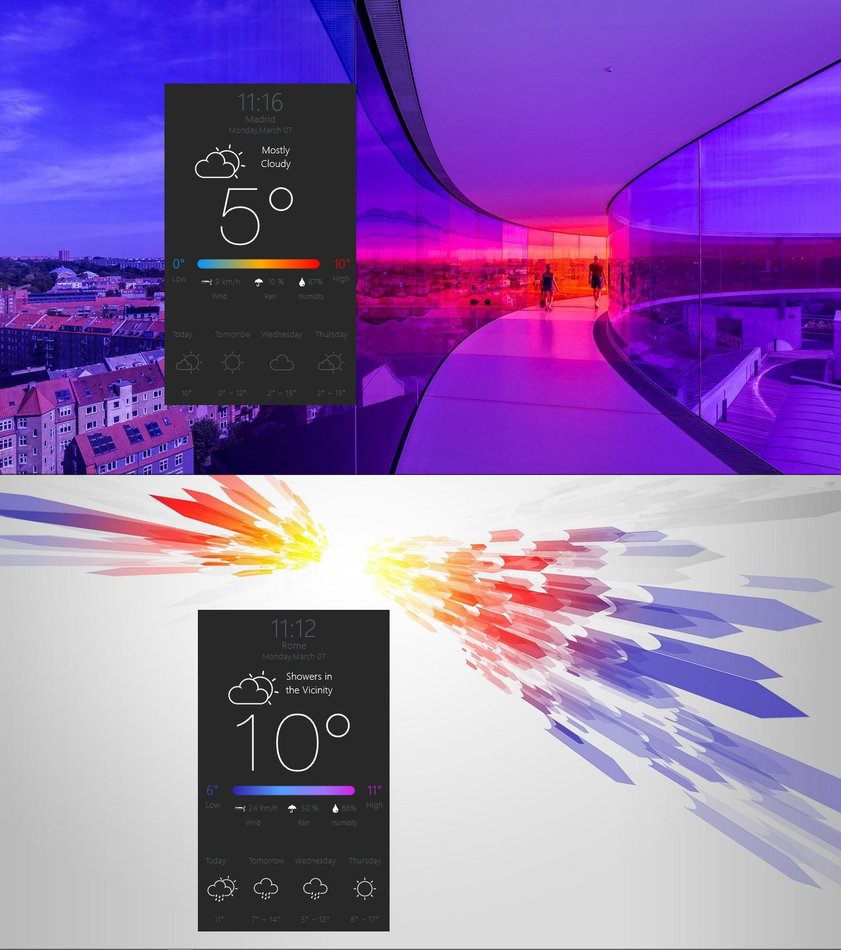 Rainmeter Wather | Rainmeter Skins