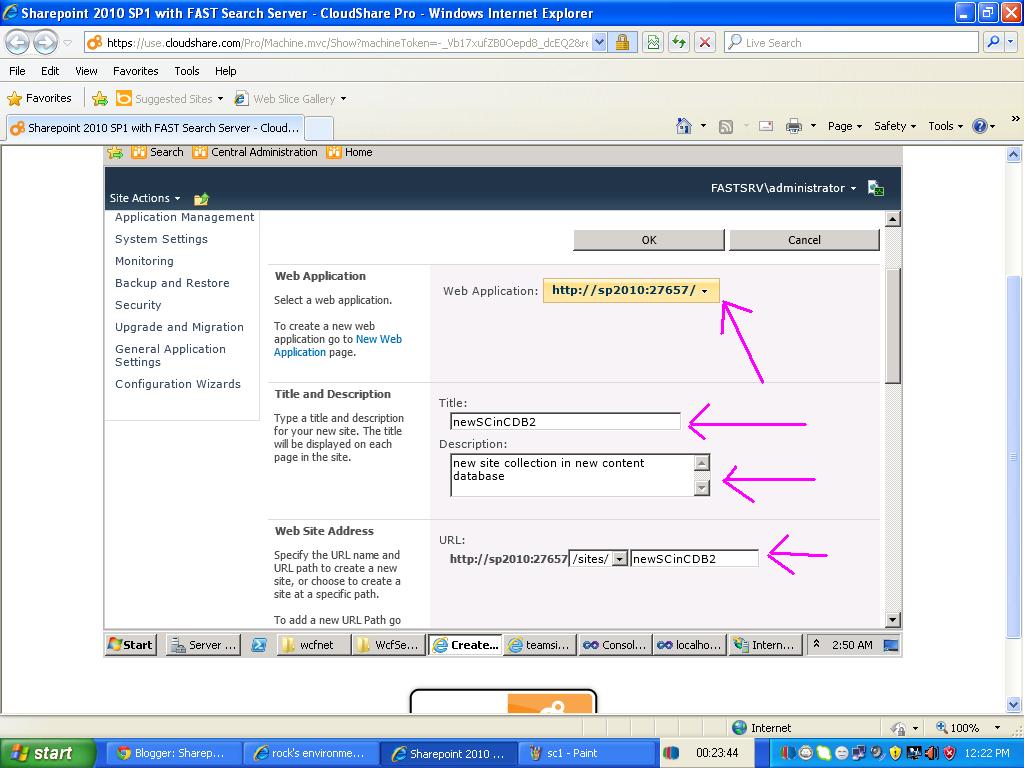 Sharepoint Tutorialssharepoint 2010 Tutorials Add New Content Database To Sharepoint 2010 Web