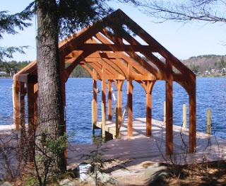 Timber Frame Design: Timber Frame Boathouse