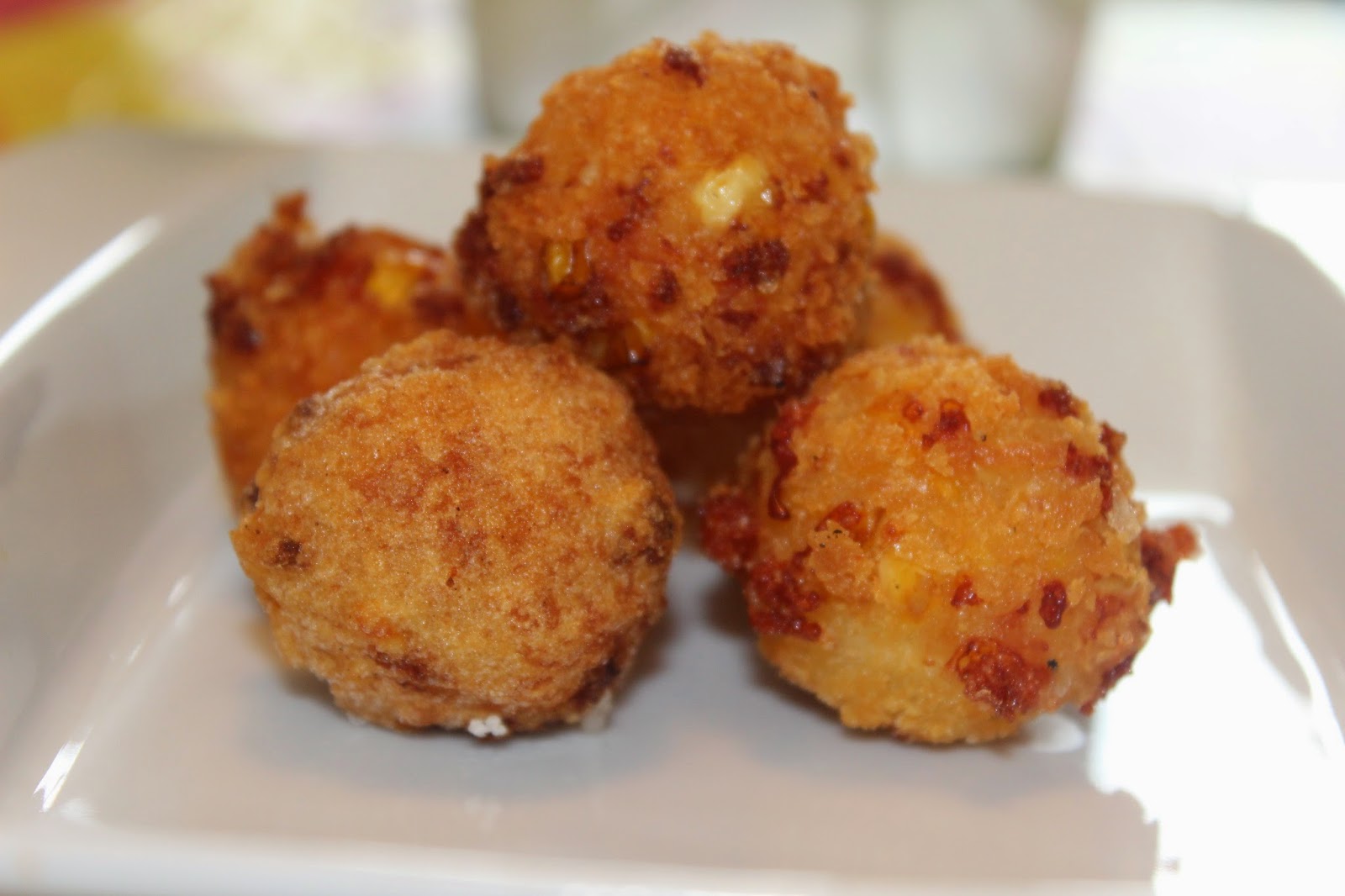 My Kitchen's Aroma: Cheese Corn Balls