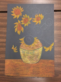 Art with Ms. Thomas: Van Gogh's Sunflowers Instructions