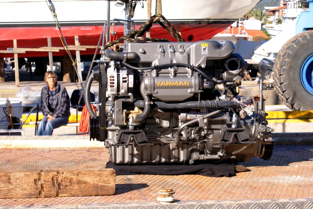 Past the Lighthouse: 2014 Engine Swap Volvo for Yanmar
