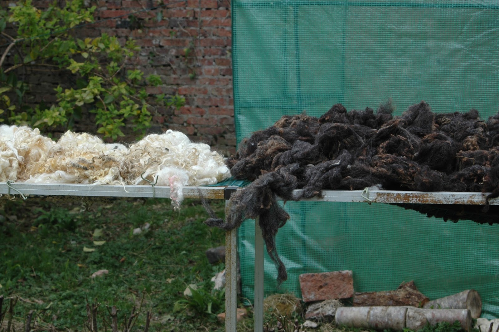Markree Wool Craft: Drying Rack for Wool Fleece