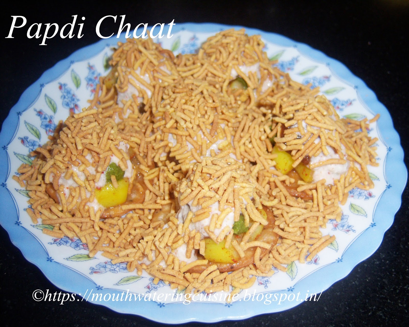 Papdi Chaat Recipe -- How to make Papdi Chaat Recipe - E.A.T ...