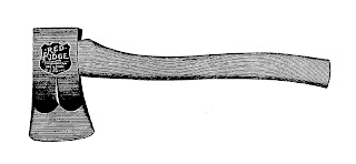 Digital Stamp Design: Free Ax Digital Stamp: Vintage Illustration of ...