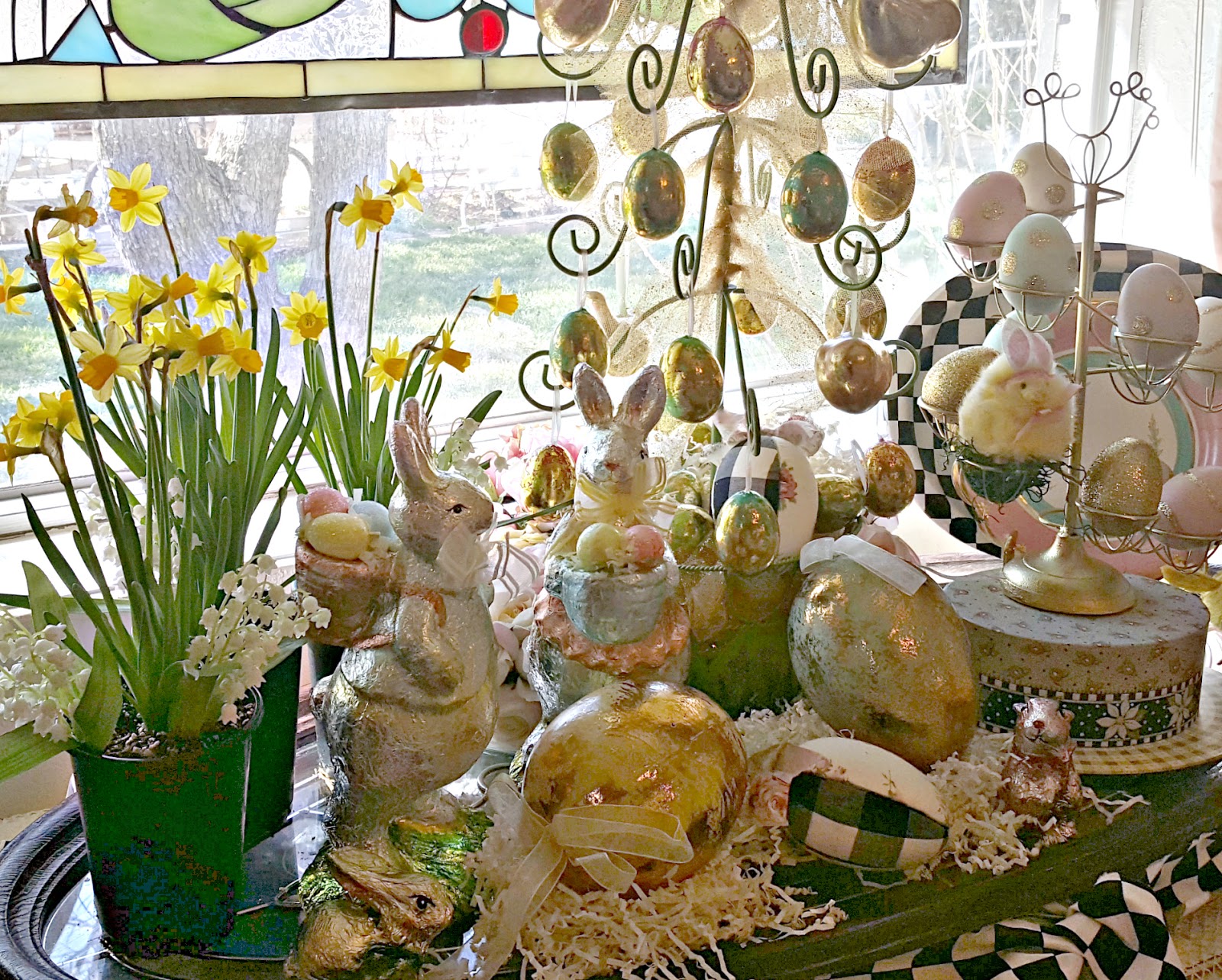 Penny's Vintage Home: MacKenzie Childs Style Tablescape