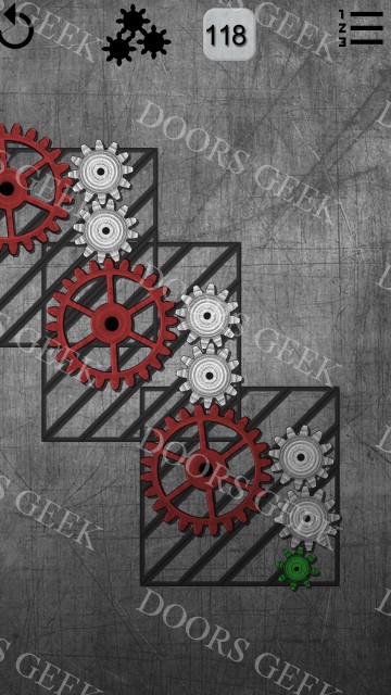 Gears Logic Puzzles Level 118 Solution ~ Doors Geek