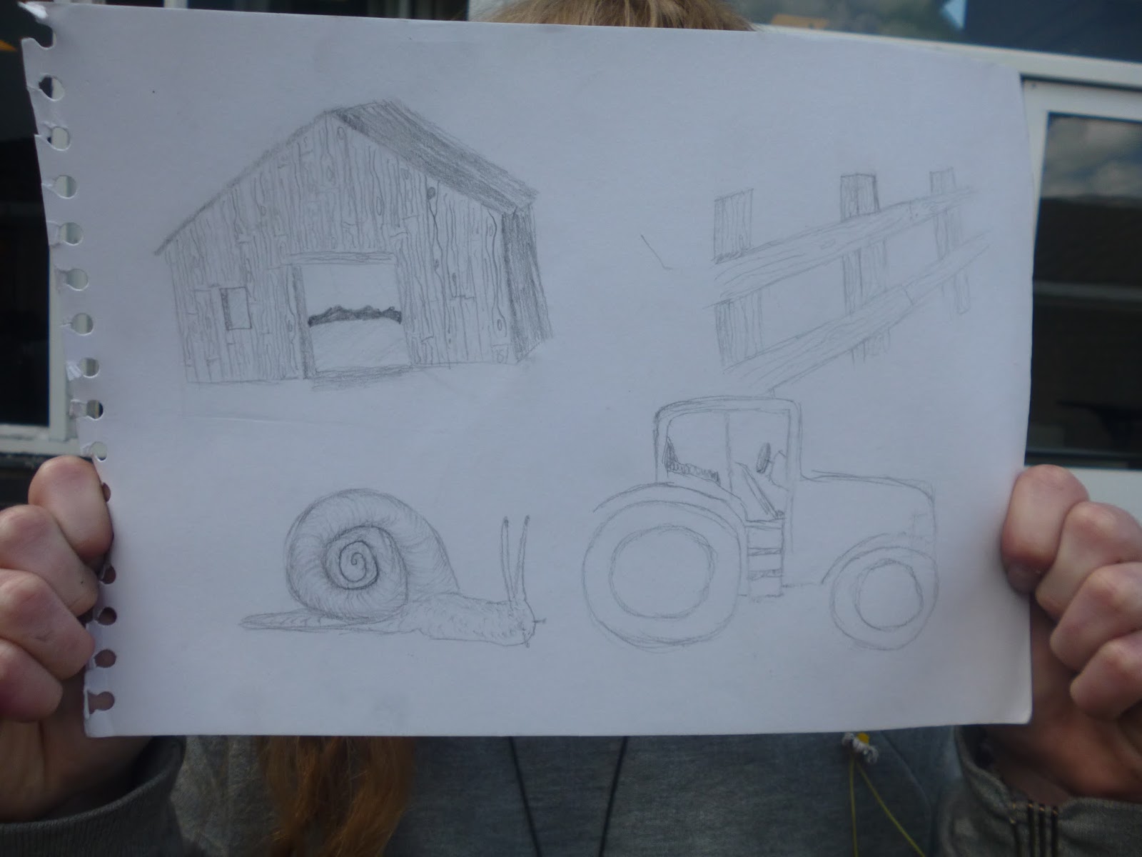 GCSE graphics unit 1: drawings of subject matter