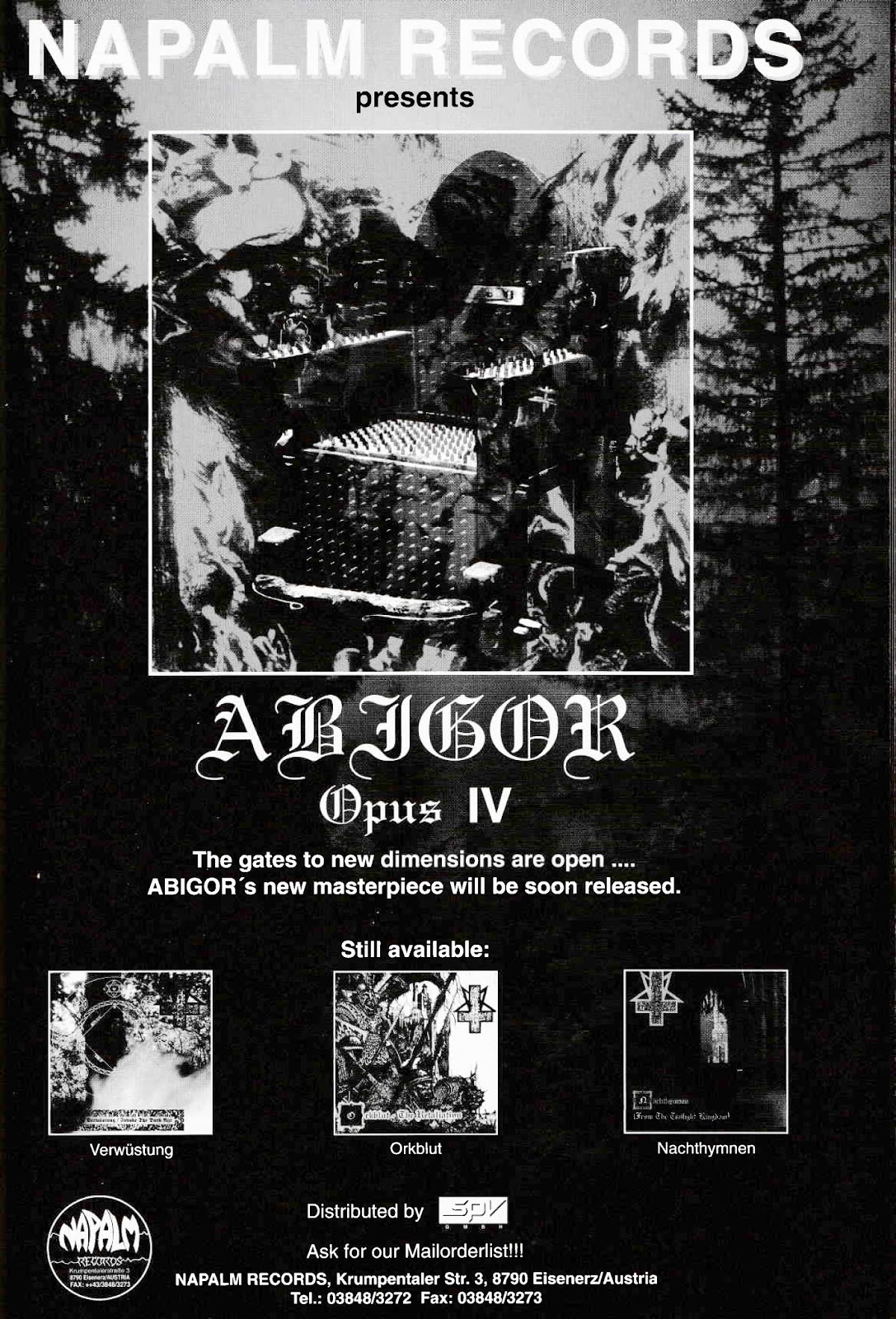 Black/Death/Thrash Metal Blog by Herr Tompa: My 9 favorite Abigor releases!