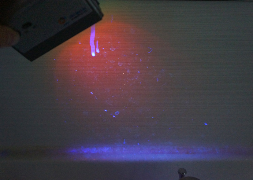 UV LED counterfeit detector: Detecting pollutants, fluorescence ...