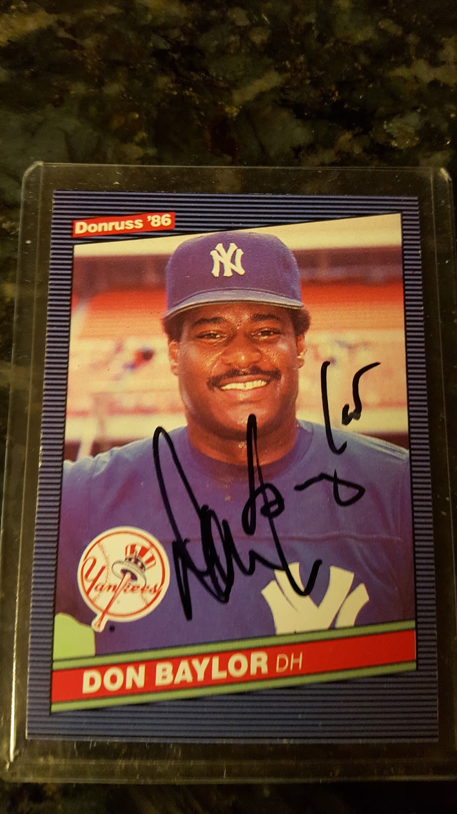 Autograph Through The Mail Athletes: Don Baylor
