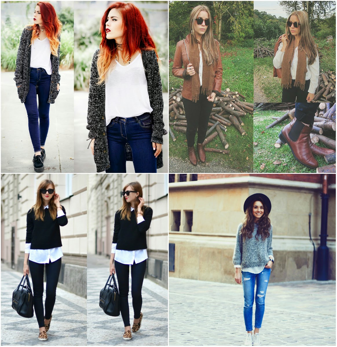 Uma blogueira preguiçosa: Inspiração: Looks Outono/Inverno