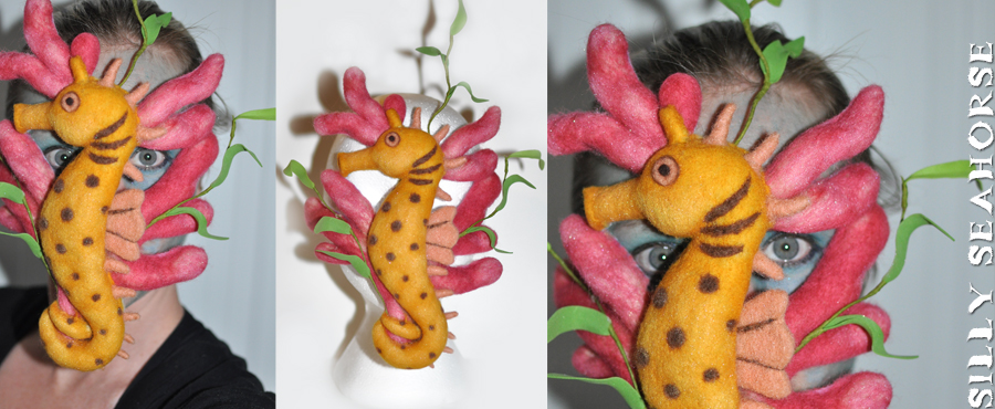 SoulFibre Studio: Seahorse Art Mask Costume Theatre Halloween Make ...