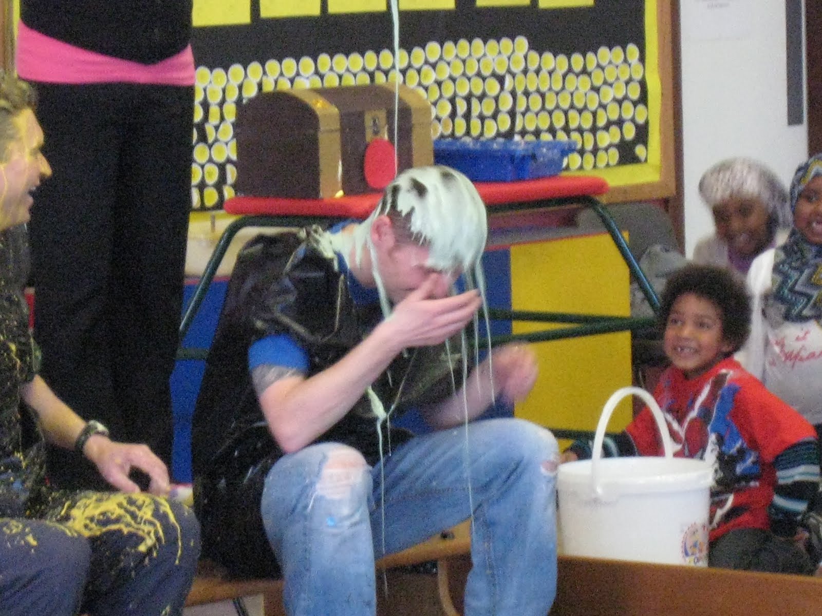 Cabot Year 3: The teachers get gunged!
