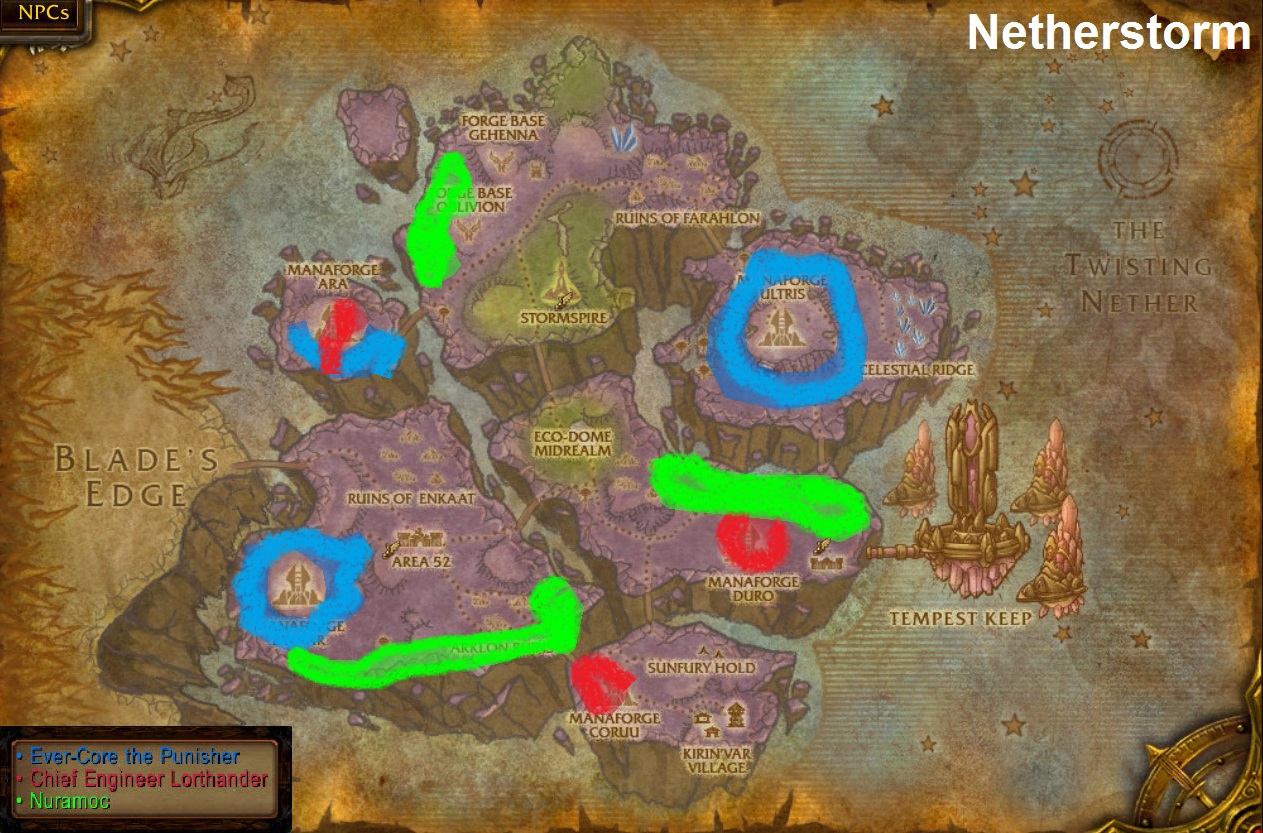 Wow Rare Spawns Netherstorm Rares